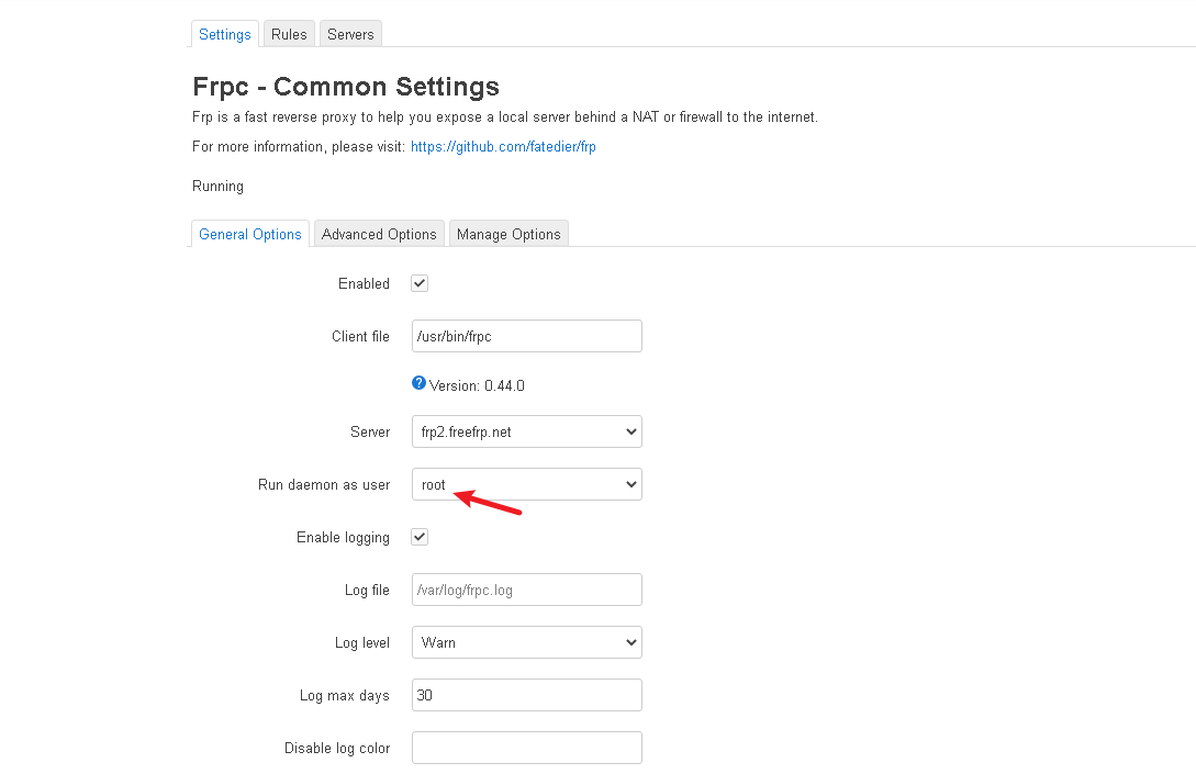 OpenWrt | FRP Plugin Installation - Sam's lab